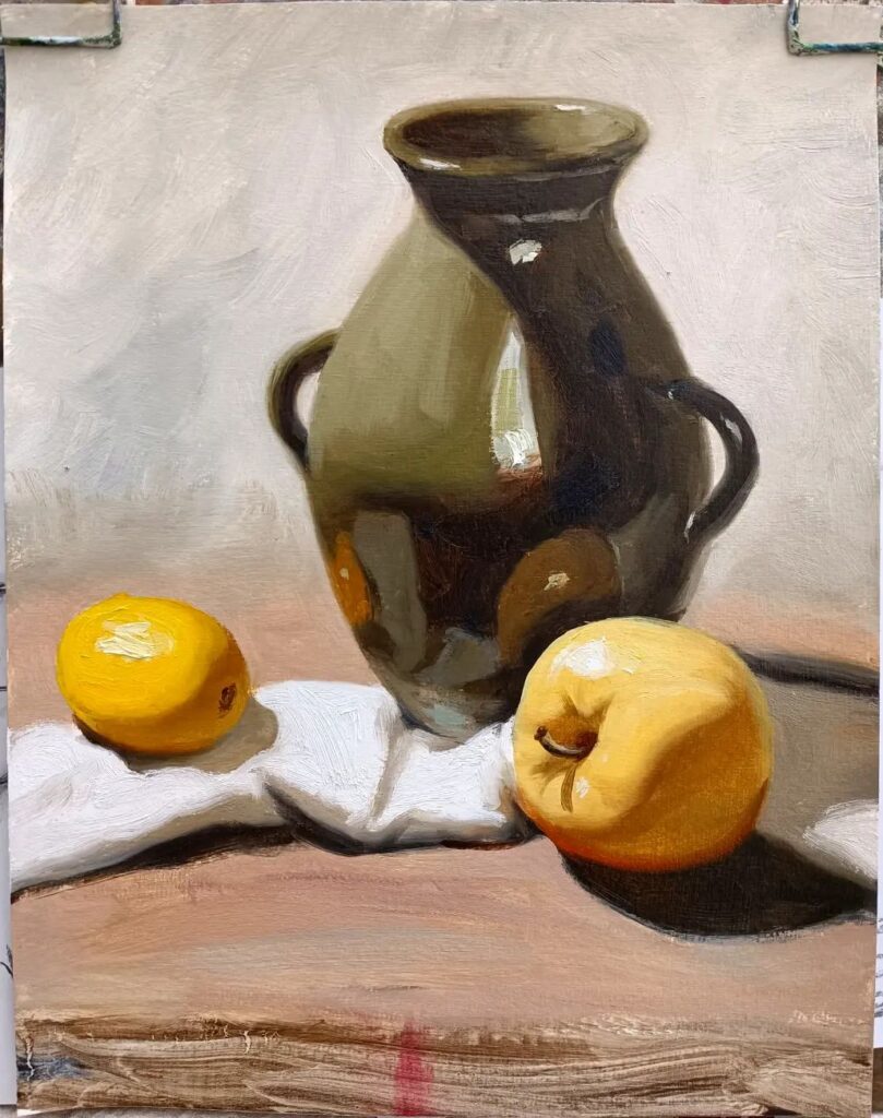 Cómo pintar un bodegón al óleo (4 horas) - Endorphine Art School